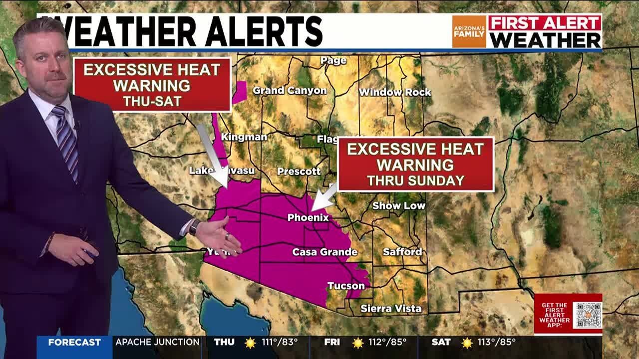 First Alert Weather Day stretch continues with extreme heat in Arizona ...