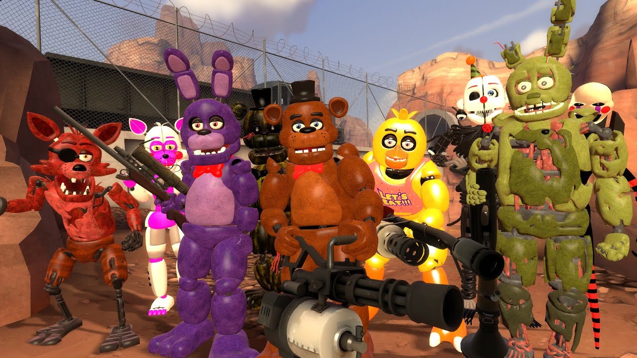 GMOD FNAF|Fnaf in TF2(team fortress 2)[part 1] - YouTube