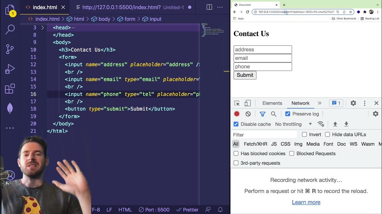 How do you Submit an HTML Form? How does it work? - YouTube