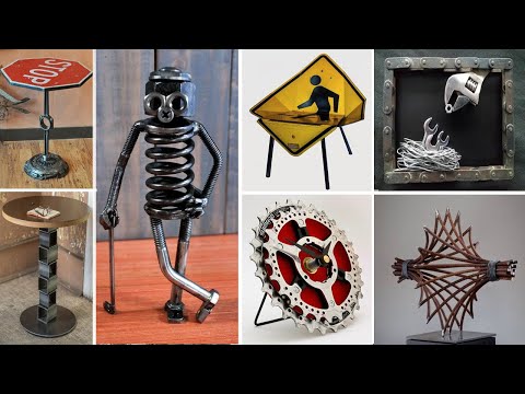 75 DIY Scrap / Junk / Rusted Metal Project Ideas / Fun Metal Projects ...