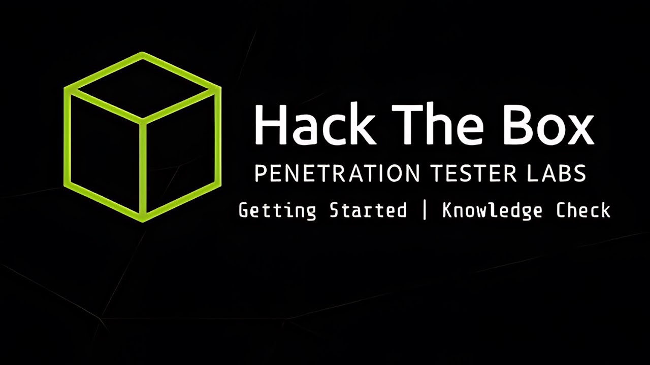 HTB | Penetration Tester | Getting Started | Knowledge Check - YouTube