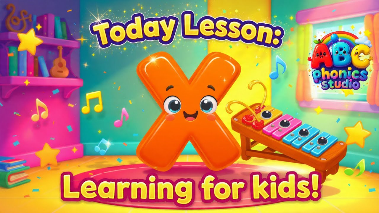 Learn the Letter X | X for Xylophone | ABC Learning for kids ...
