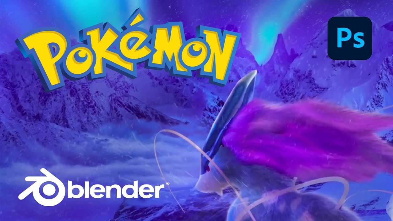 Ho CREATO un POKÉMON LEGGENDARIO in 3D usando BLENDER! SUICUNE ...