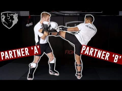Practice w/ a Friend: Muay Thai Partner Flow Drill