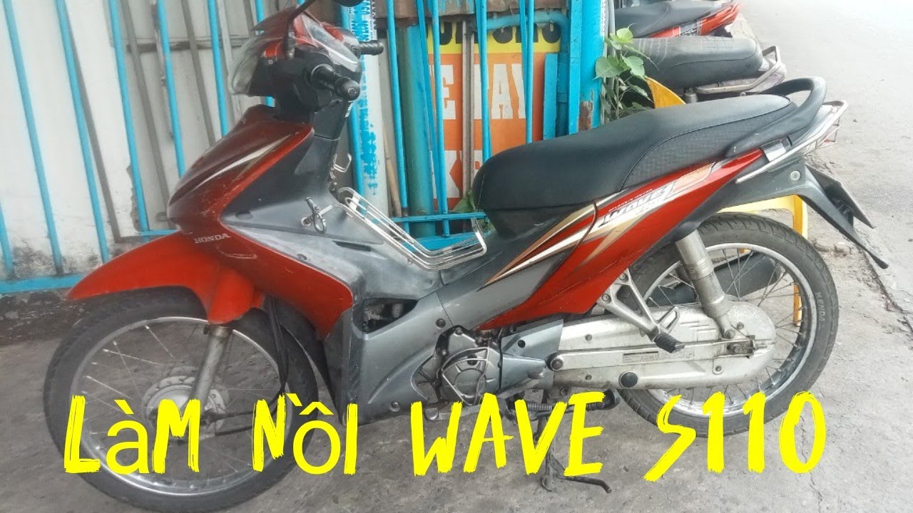 Làm lại nồi xe Wave S110./ Sửa xe Huỳnh Phát - YouTube