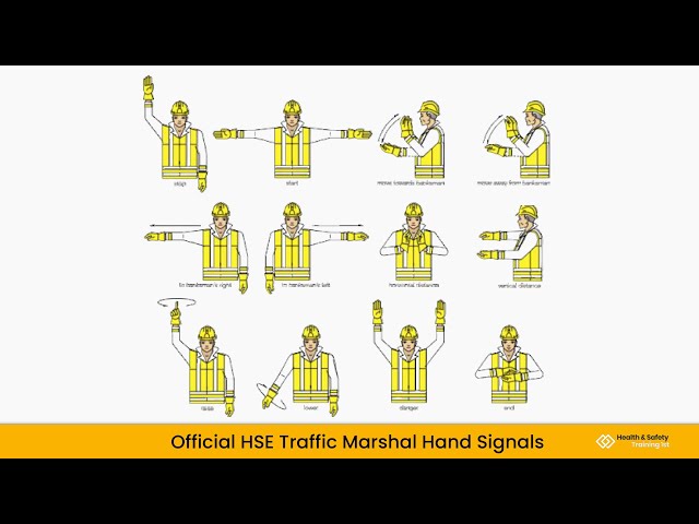 Traffic Marshall Hand Signals