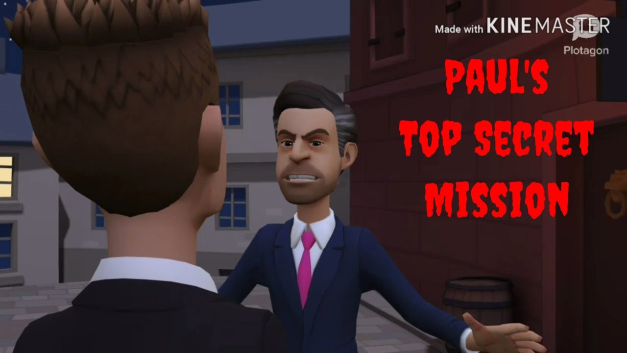 Paul's Top Secret Mission #paulandvicky #plotagon #kinemaster #powerdirector - YouTube