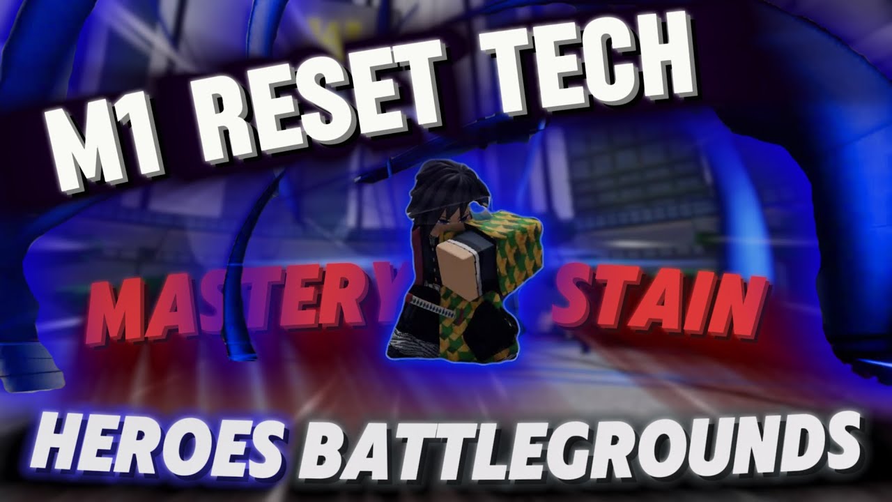 This Stain V2 *M1 RESET* Tech is so Overpowered... - Roblox Heroes Battlegrounds - YouTube