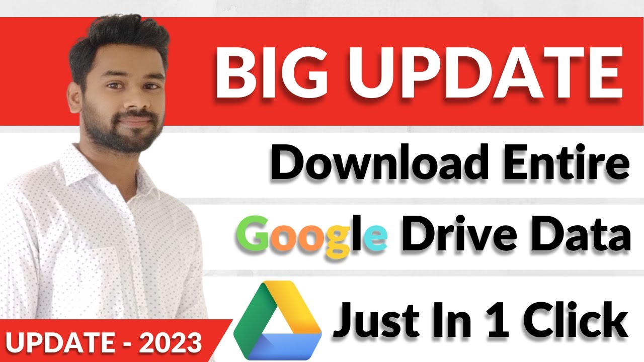 Download Entire Google Drive Data Just In ONE CLICK👆 [ Updated - 2023]🔥 ...