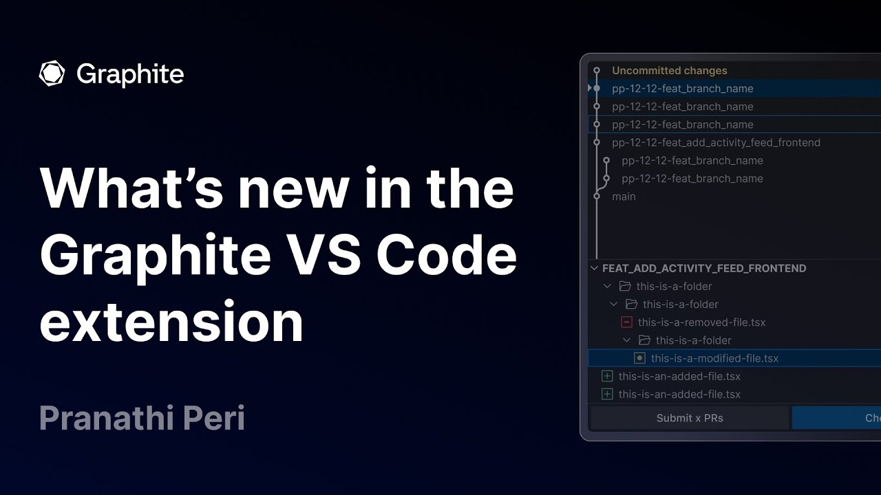 What's new in the Graphite VS Code extension - YouTube