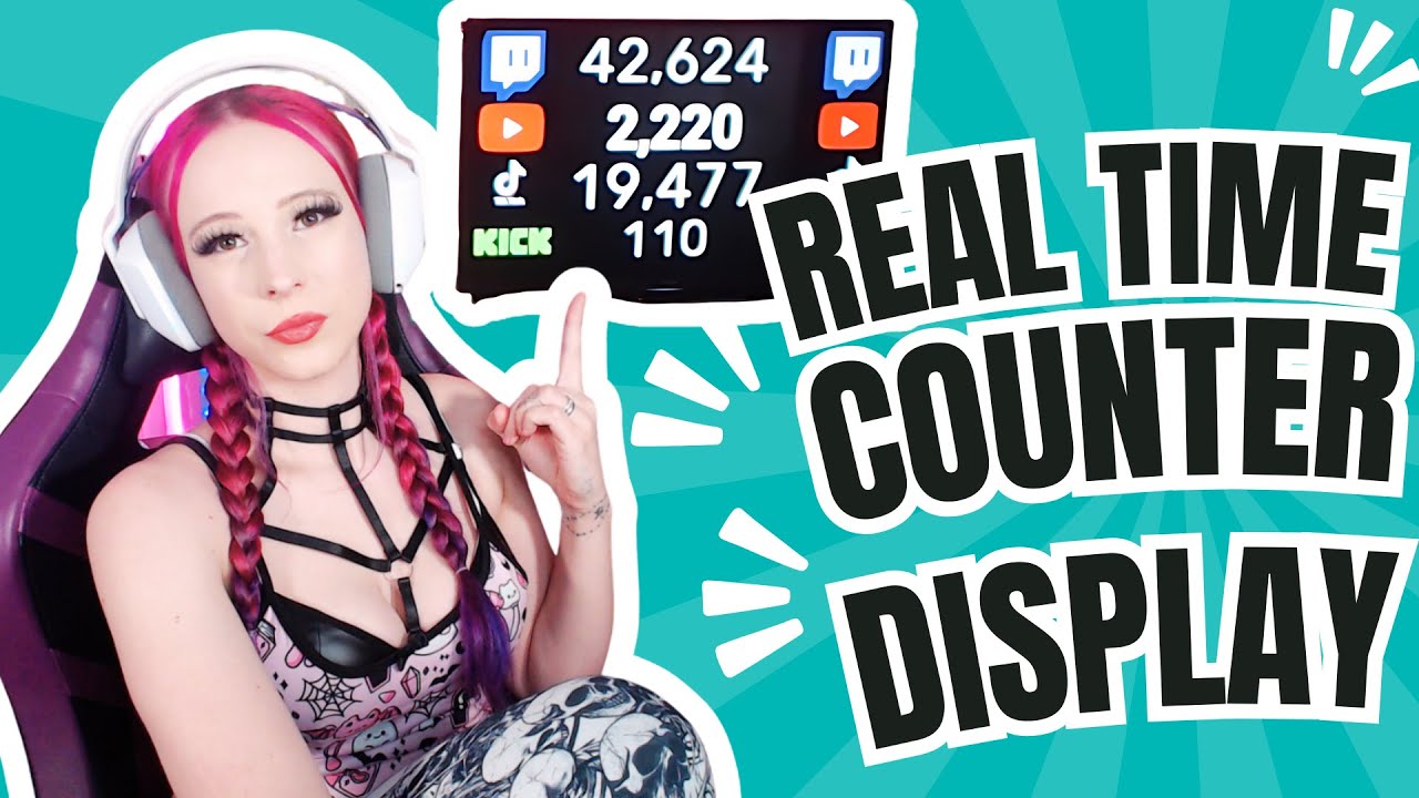 Quick Stream Tip - Add Real Time Sub/Follow Counter Display. Quick ...