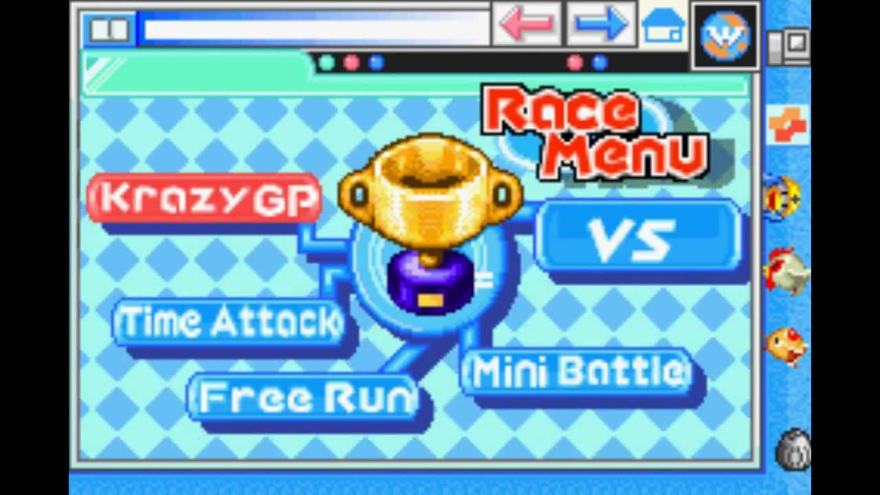Konami Krazy Racers GBA - YouTube