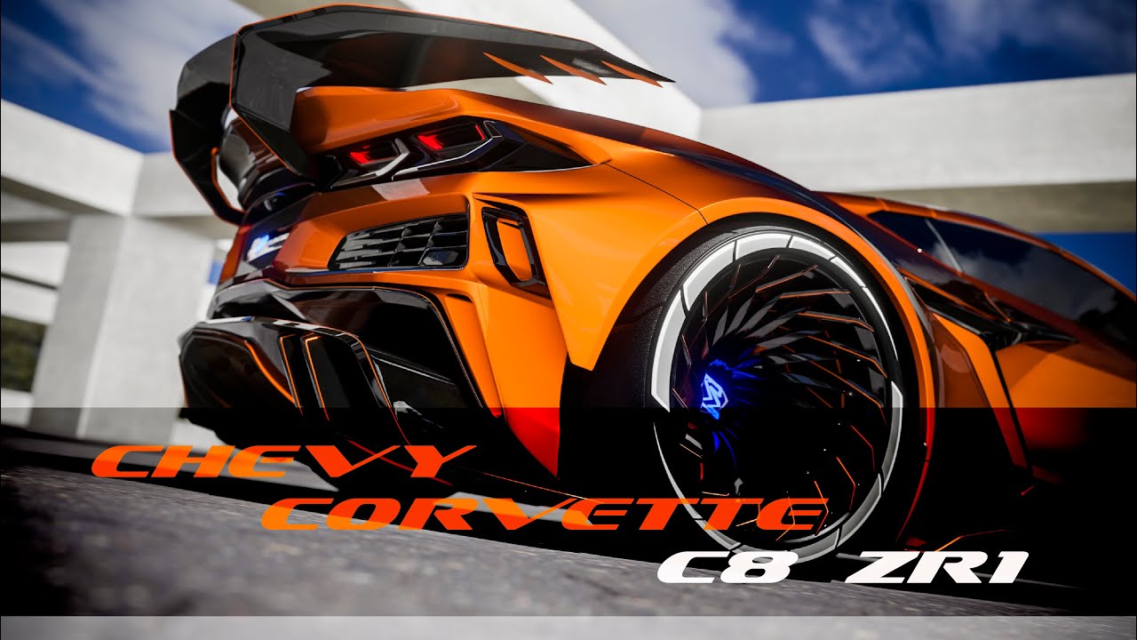 Chevy Corvette c8 ZR1 wide body 2000 HP - YouTube