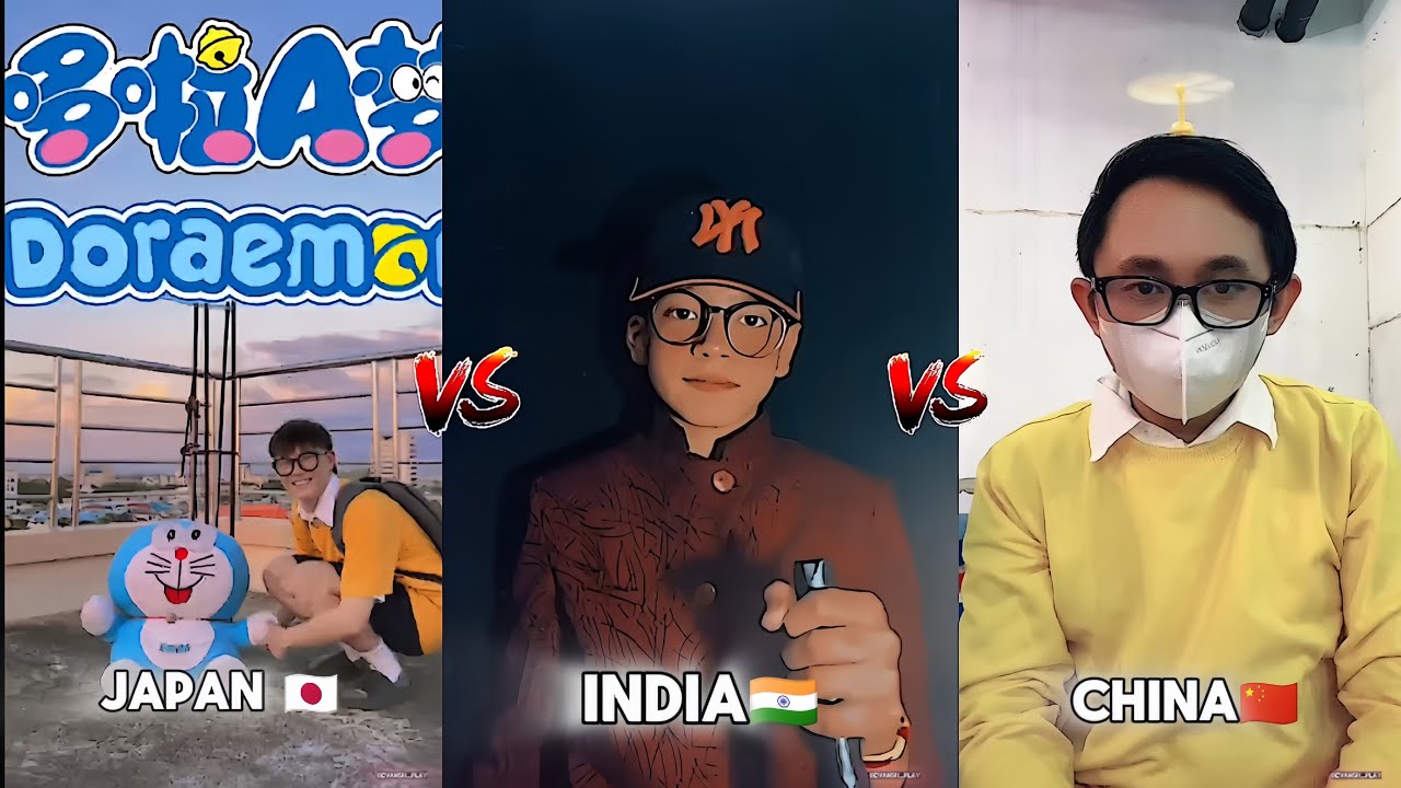 Nobita Live Action- Japan 🇯🇵 Vs India 🇮🇳 Vs China 🇨🇳 | Nobita Cosplay ...