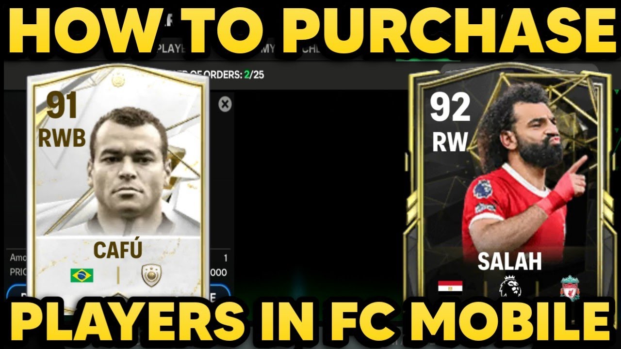 How to Purchase Players in FC Mobile | FC Mobile Players Buy - YouTube