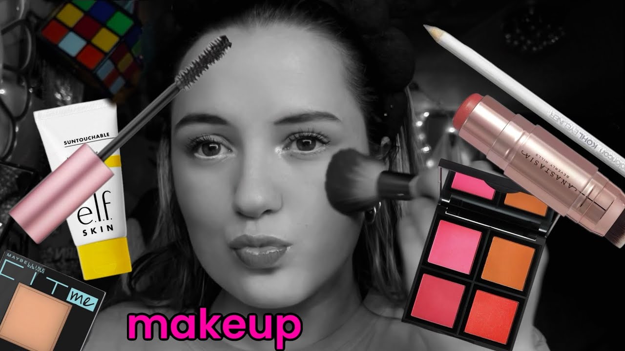 My BASIC af makeup routine (background rain sounds, but not really ASMR) 💄 👛 highly requested ...