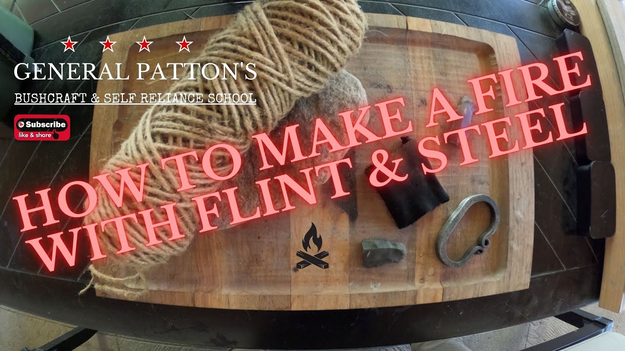 How To Make A Fire With Flint & Steel - YouTube