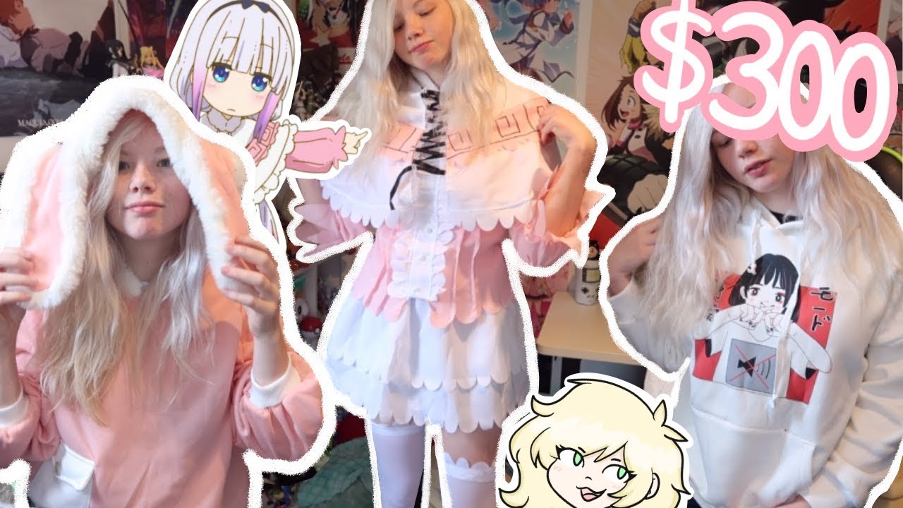 $300 MODAKAWA KAWAII CLOTHING & COSPLAY TRY ON - YouTube