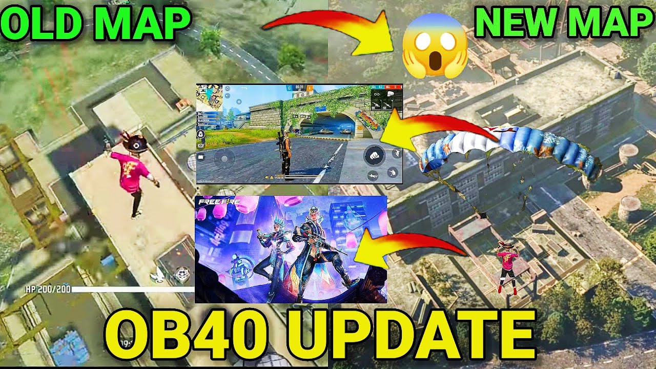 CONFIRM - OB40 Changes After update 😱 New free Fire Map Update Done ...