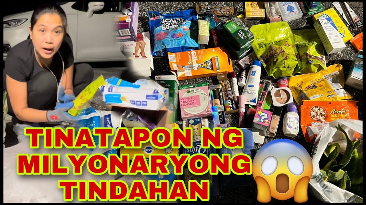 Dumpster Diving Tinatapon ng Milyonaryong tindahan | Inday roning - YouTube
