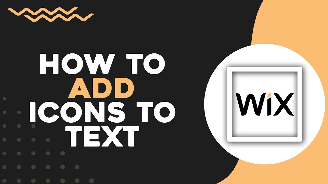 How To Add Icons to Text on Wix (Easiest Way) - YouTube