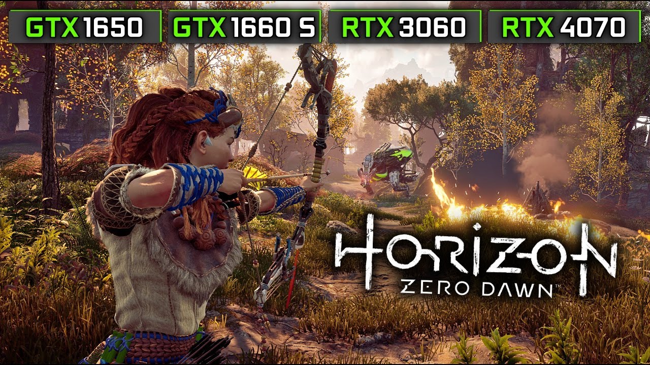Horizon Zero Dawn | GTX 1650 | GTX 1660 Super | RTX 3060 | RTX 4070 ...