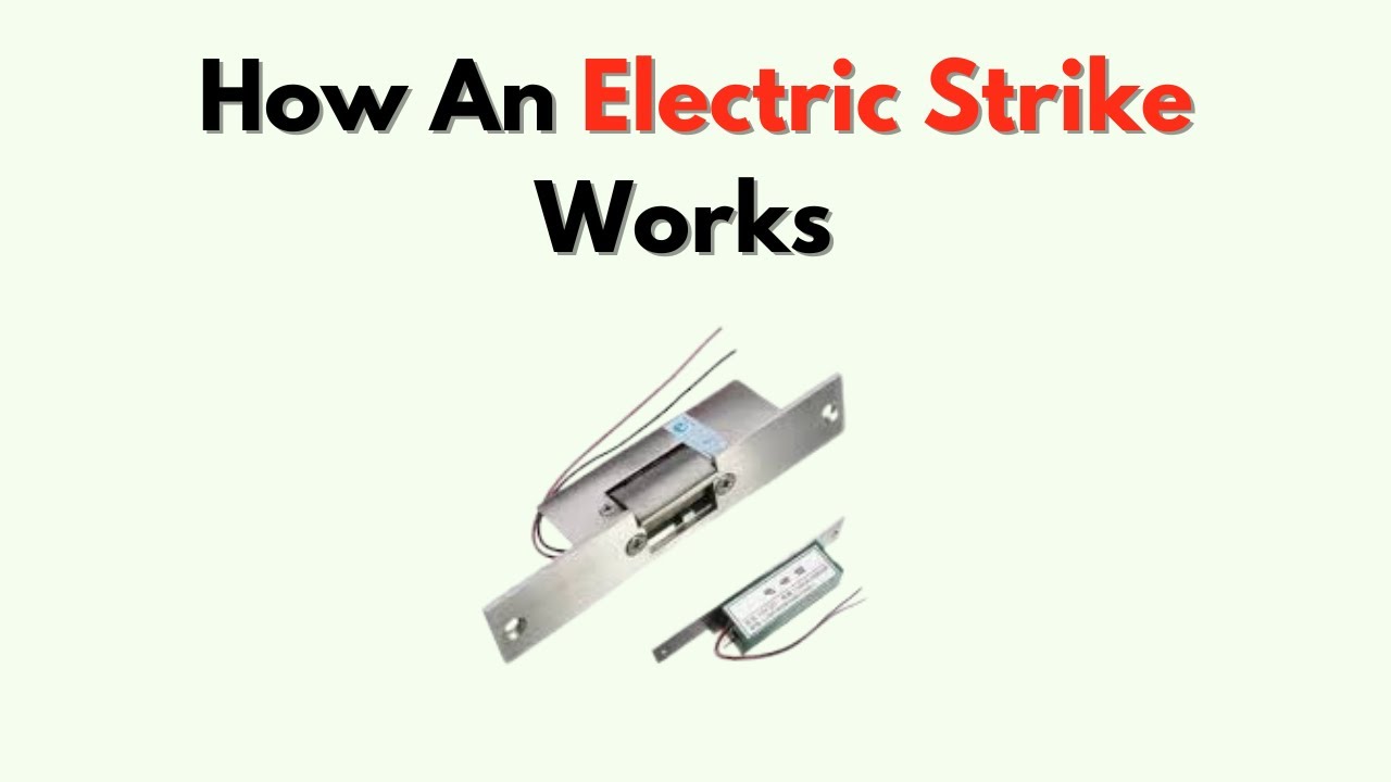 How an Electric Strike Works – Remote Door Opener Explained - YouTube