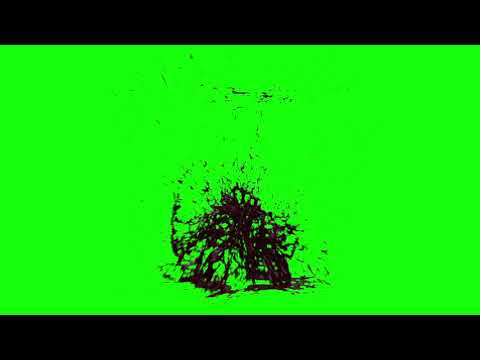 Blood: Explosion Green Screen