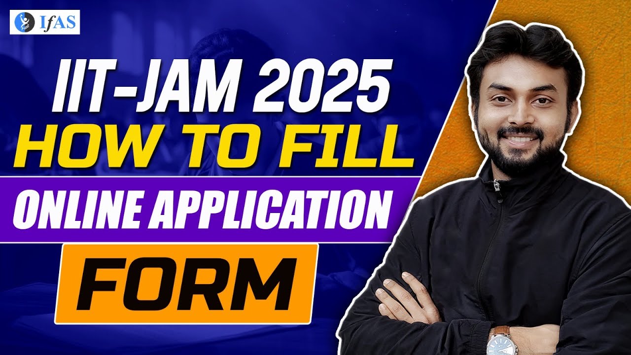 IIT JAM Chemistry Application Form 2025 Fill up Process - YouTube