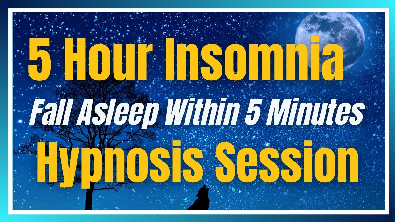 5 Hour Insomnia & Deep Sleep within 5 Minutes Hypnosis Session - YouTube