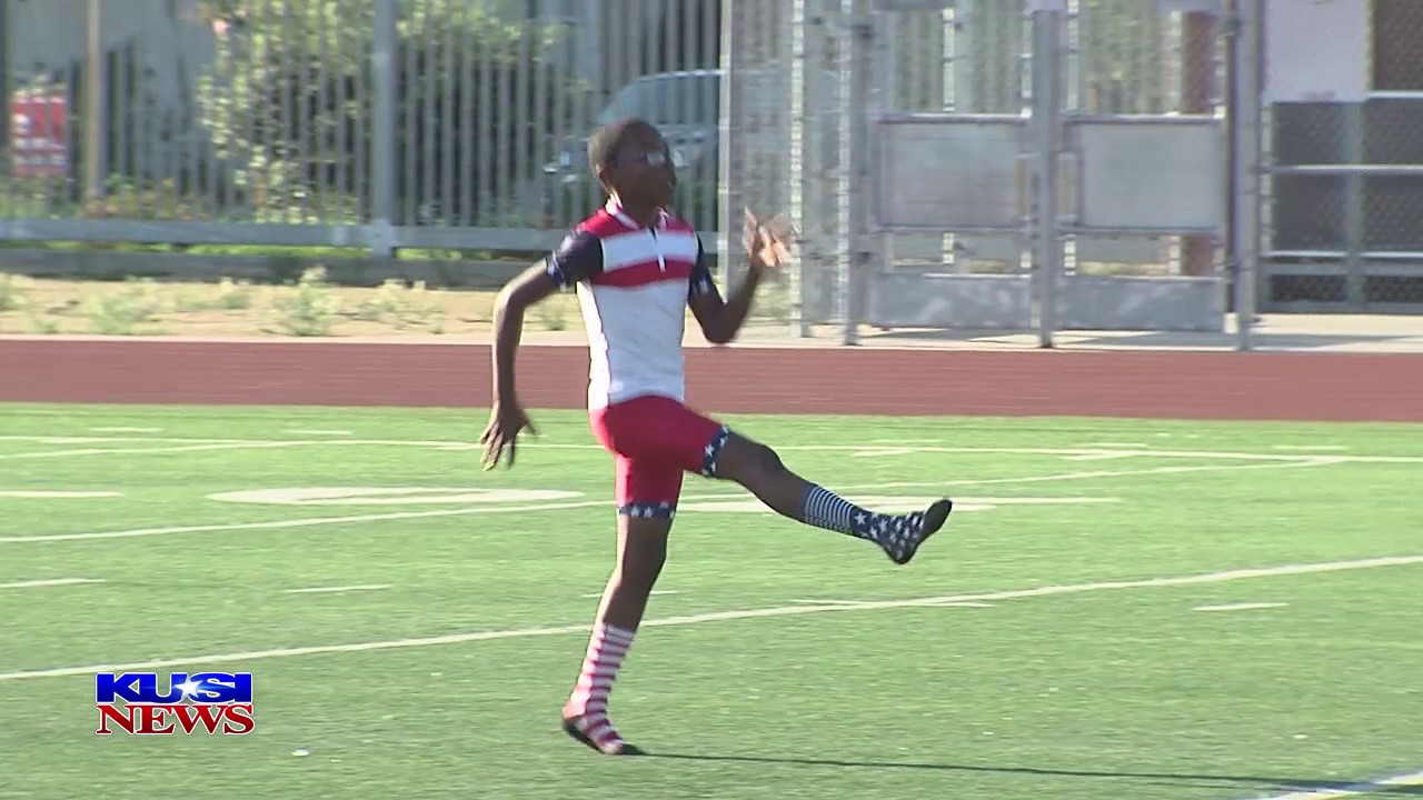 USA Rockets track team preps for the Junior Olympics - YouTube