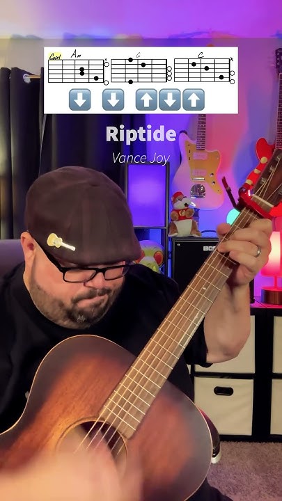 Riptide by Vance Joy Guitar Tutorial! #shorts #guitar #music # ...