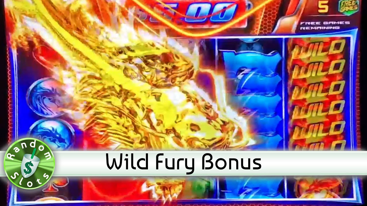 Wild Fury slot machine bonus - YouTube