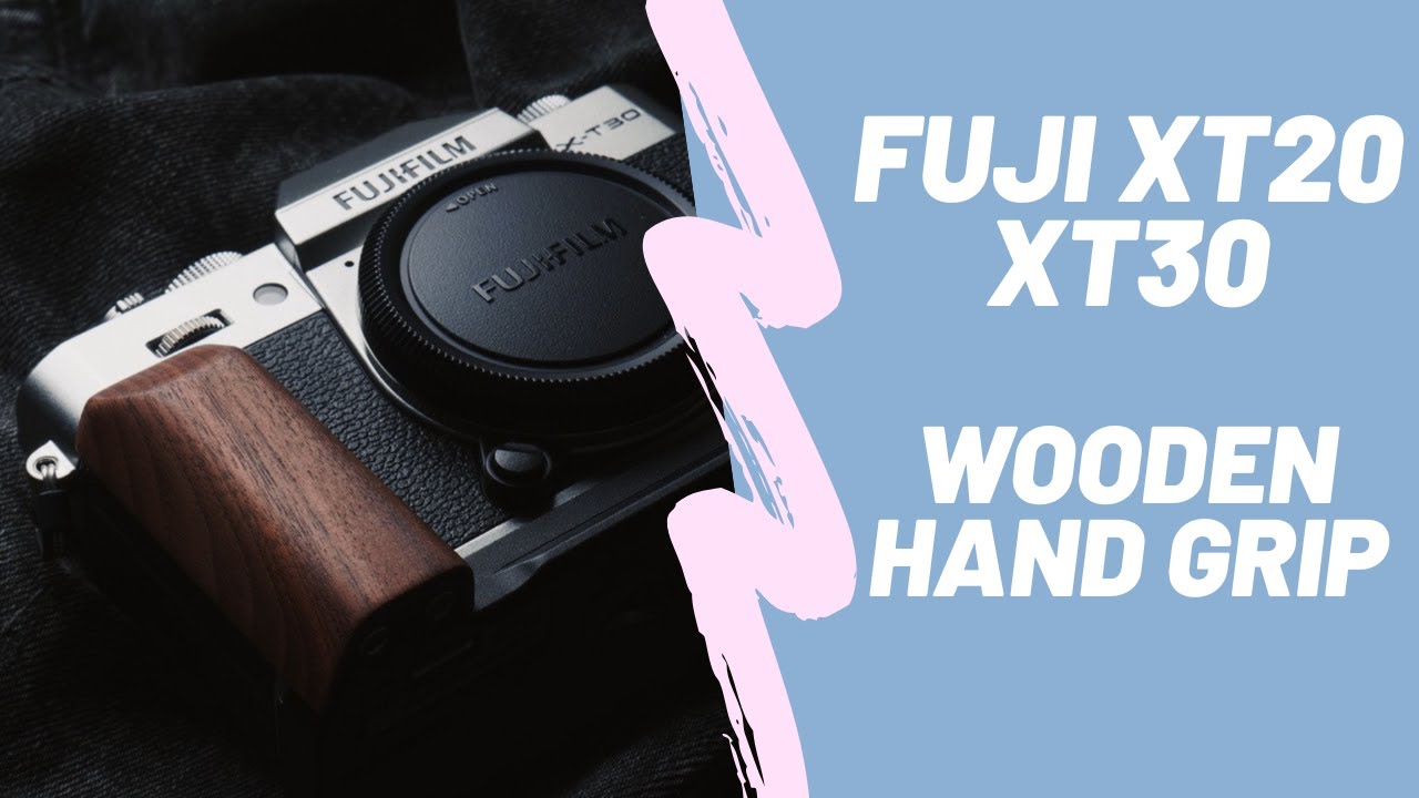 📷 Fuji X-T30 X-T20 Wooden Hand Grip with Tripod Mount Arca Swiss ...