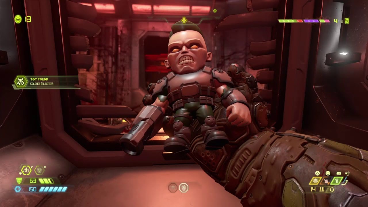 Doom Eternal Chapter 3 Cultest Base All Collectibles - YouTube