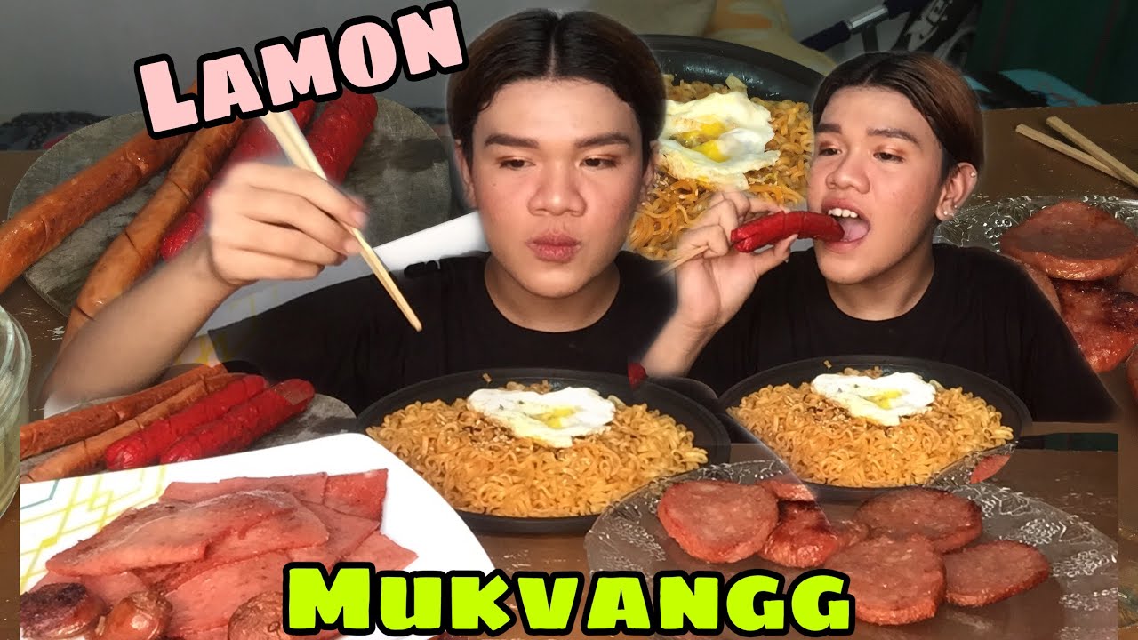 Mukbang Samyang Hotdog Maling Ham etc [ MUKBANGERS NABA? ] - YouTube
