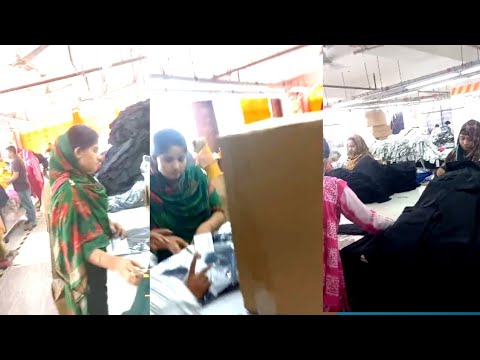 Garments packing section । amazing garments manufacturing process ...