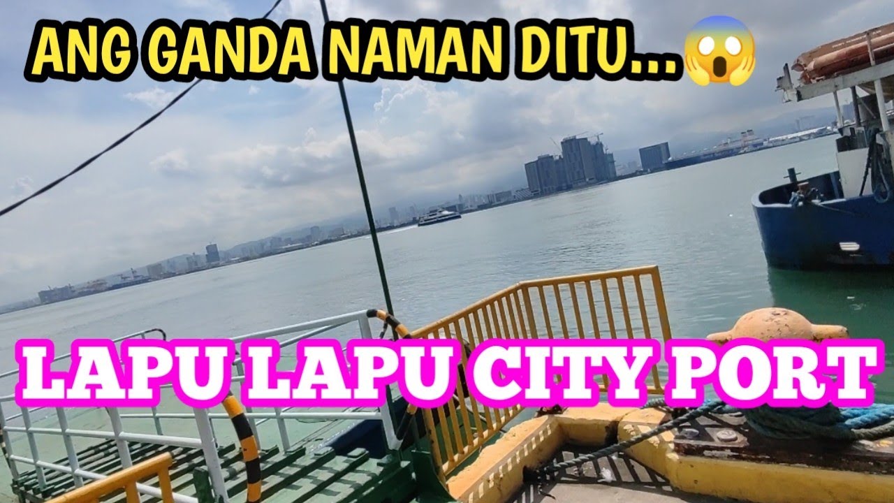 MERCADO OPON LAPU LAPU CITY FERRY BOAT PORT TERMINAL BOUND TO CEBU CITY ...