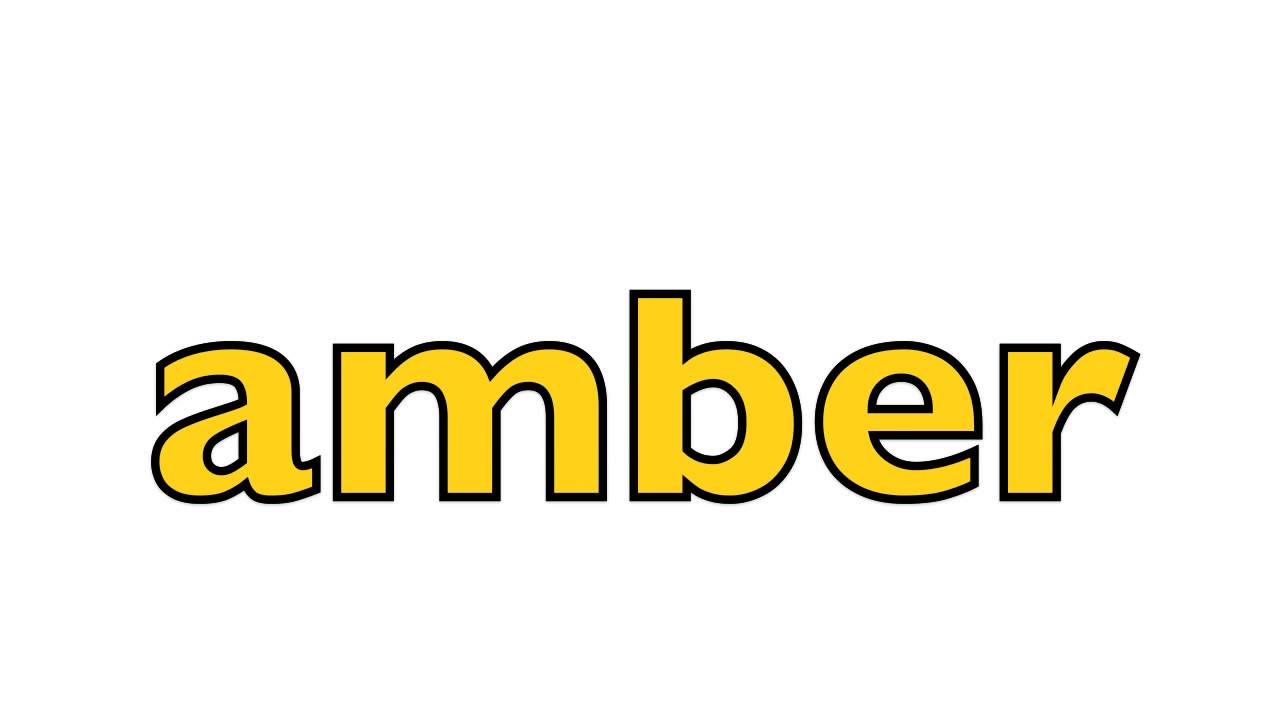 How to pronounce amber - YouTube