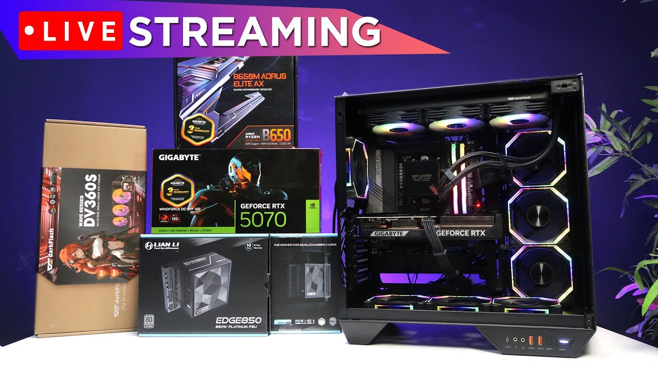 Game Testing ₱100K+ Gaming PC | Ryzen 7 7800X3D + RTX 5070 | | Q & A ...