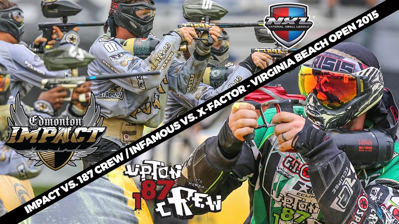Sunday NXL Paintball: Xfactor vs Infamous : 187 Crew vs Impact - YouTube