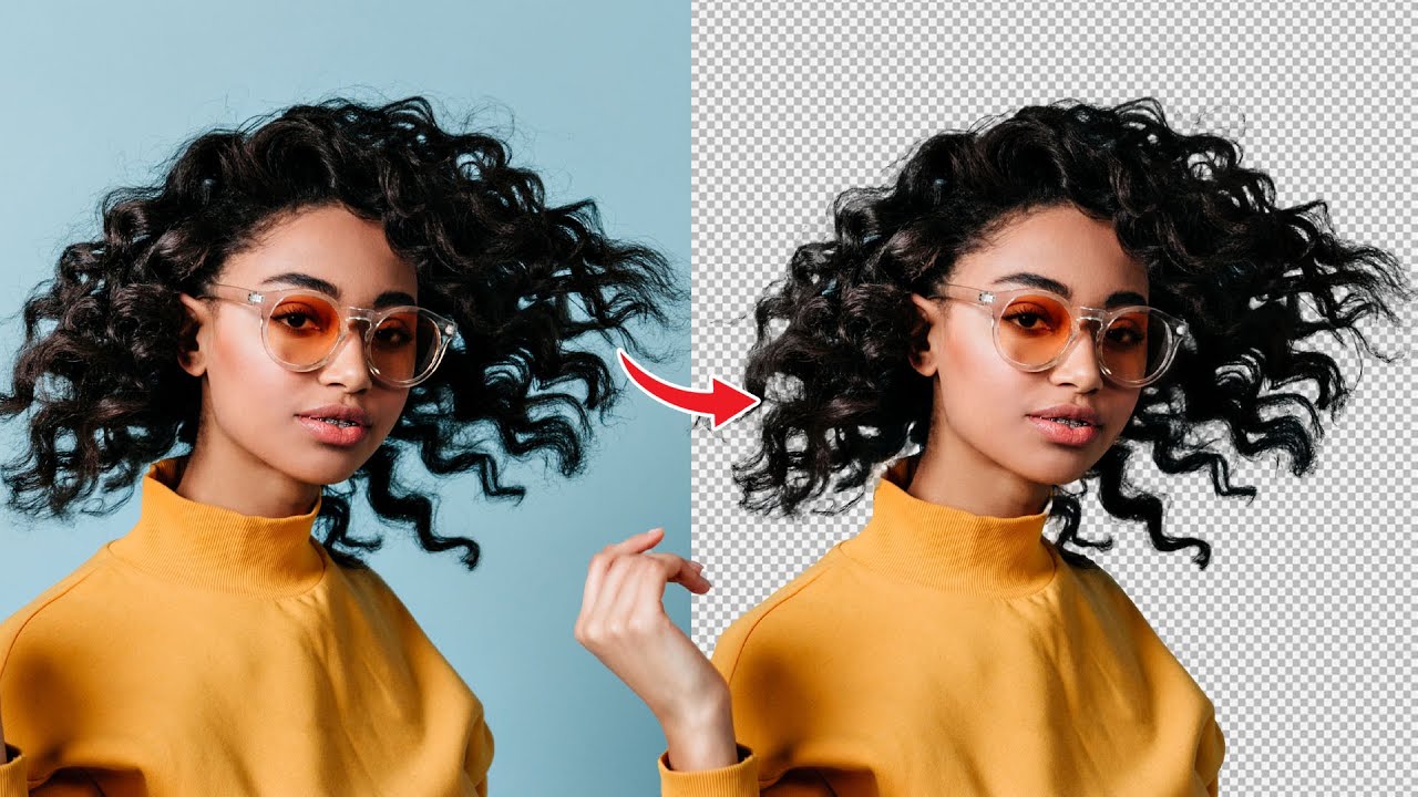 New and Easy way of Removing Backgrond in Photoshop - YouTube