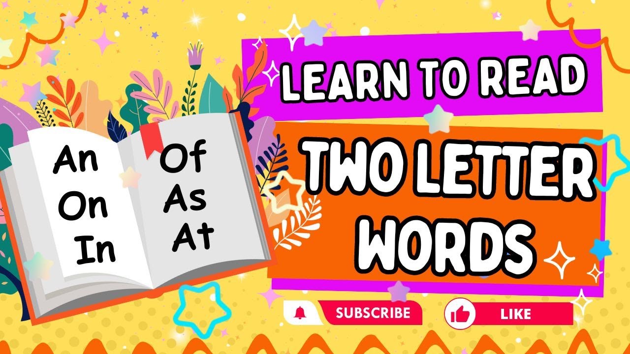 Learn to Read Two Letter Words | Phonics for Kids | Alphabet Sounds for ...