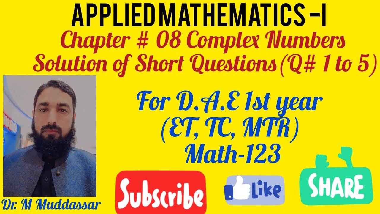 Complex Number Solved Short Questions - YouTube