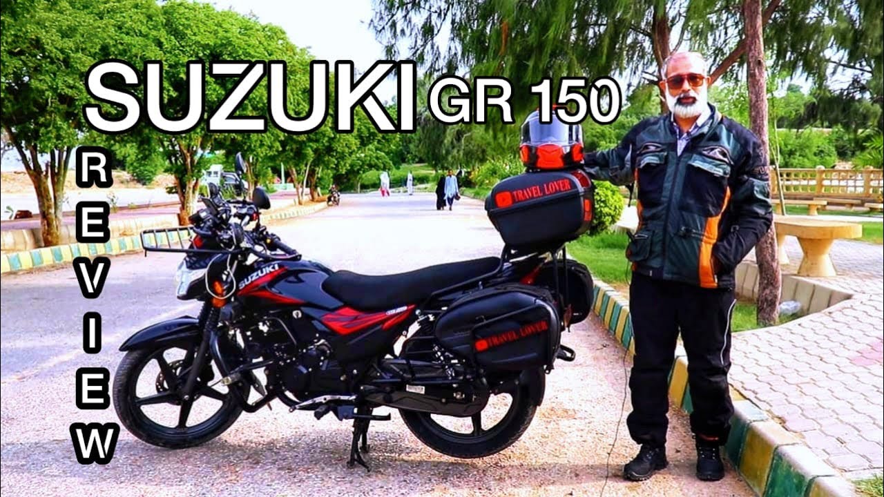 Suzuki GR 150 Modification Touring Bike Saddle Bags Top Box Crash guard ...