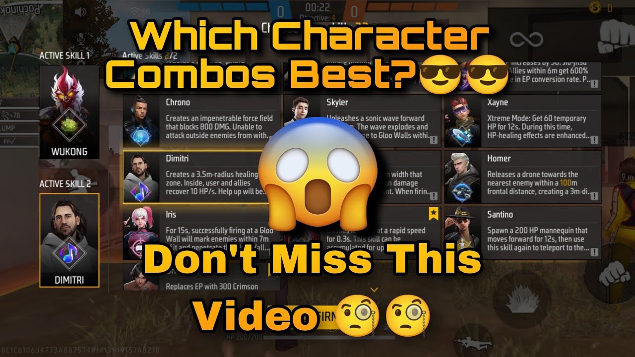 New CS Double Character Best🔥🔥 Combination After Update 😱😱😱 - YouTube