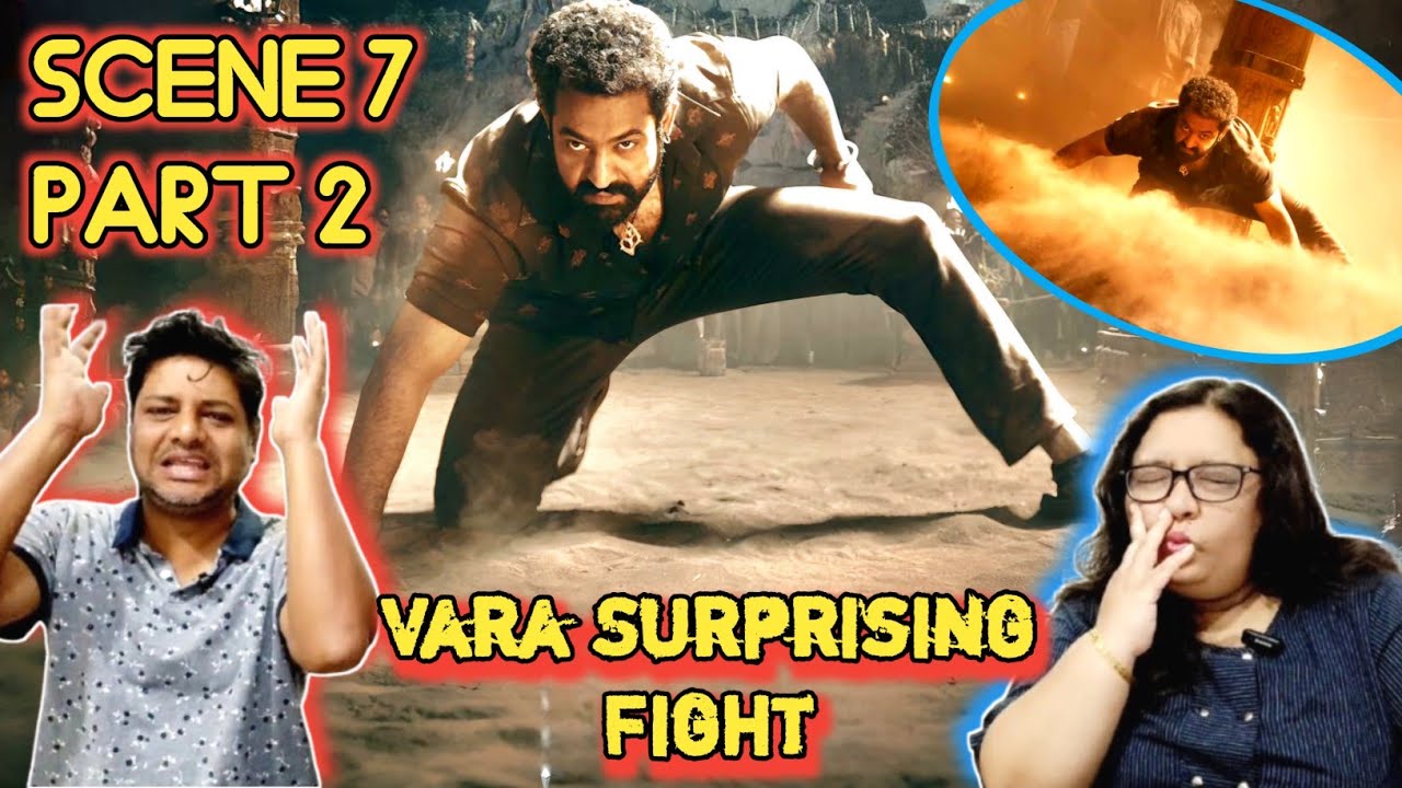 Devara Movie Scene 7 Part 2 Reaction | Vara Ayudha Pooja Fight | Devara ...