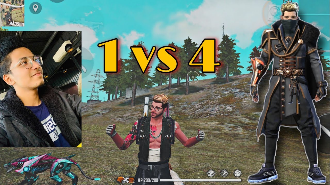 Solo vs Squad ranked | Fooling the enemy | Garena Free fire | Zayn ...