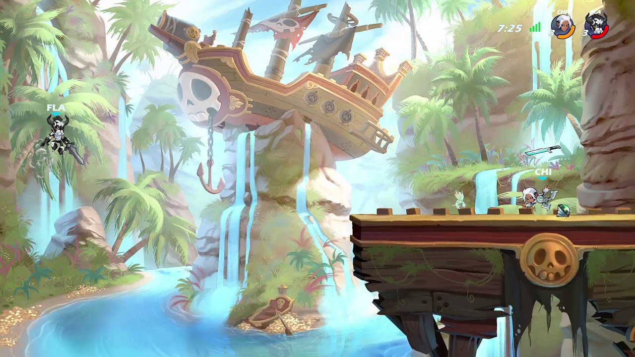 Brawlhalla new white color! And i never lost today lol - YouTube