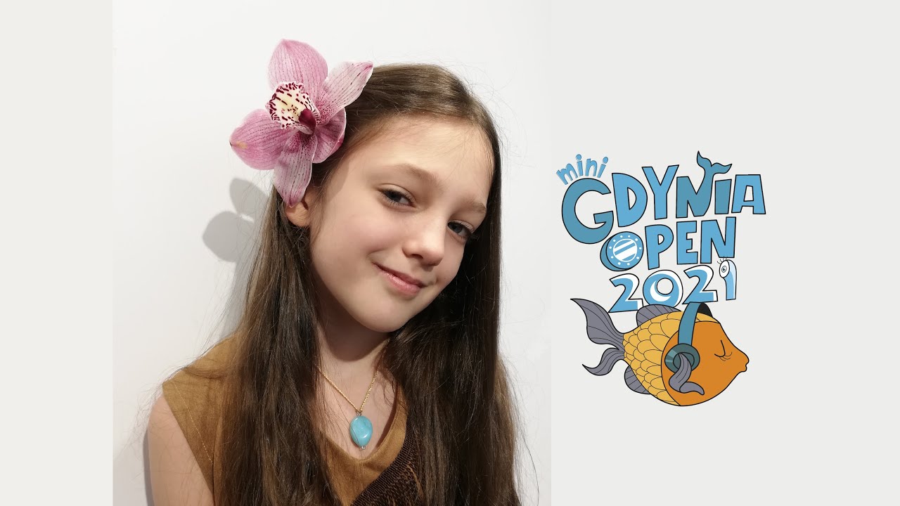 Ola Wróblewska, 10 lat, "Kolorowy Wiatr", MINI GDYNIA OPEN 2021 - YouTube